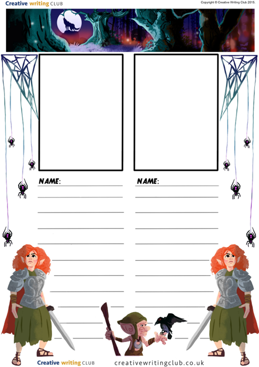 Creative Writing Border