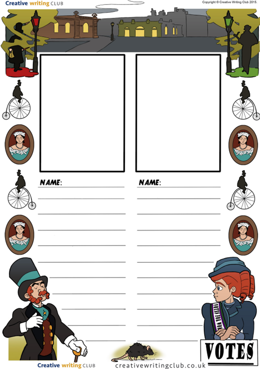 Creative Writing Border