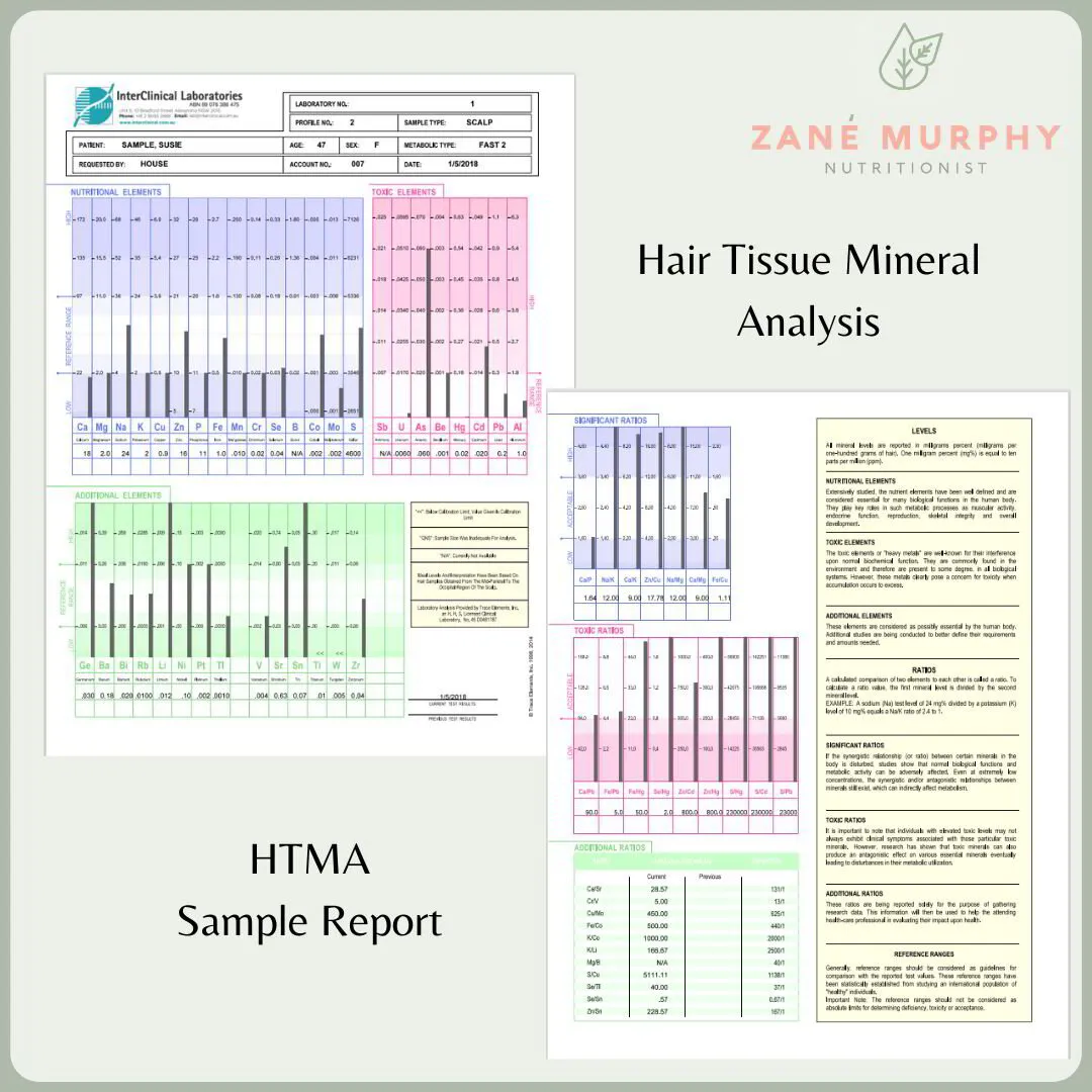 Hair Tissue Mineral Analysis (HTMA)