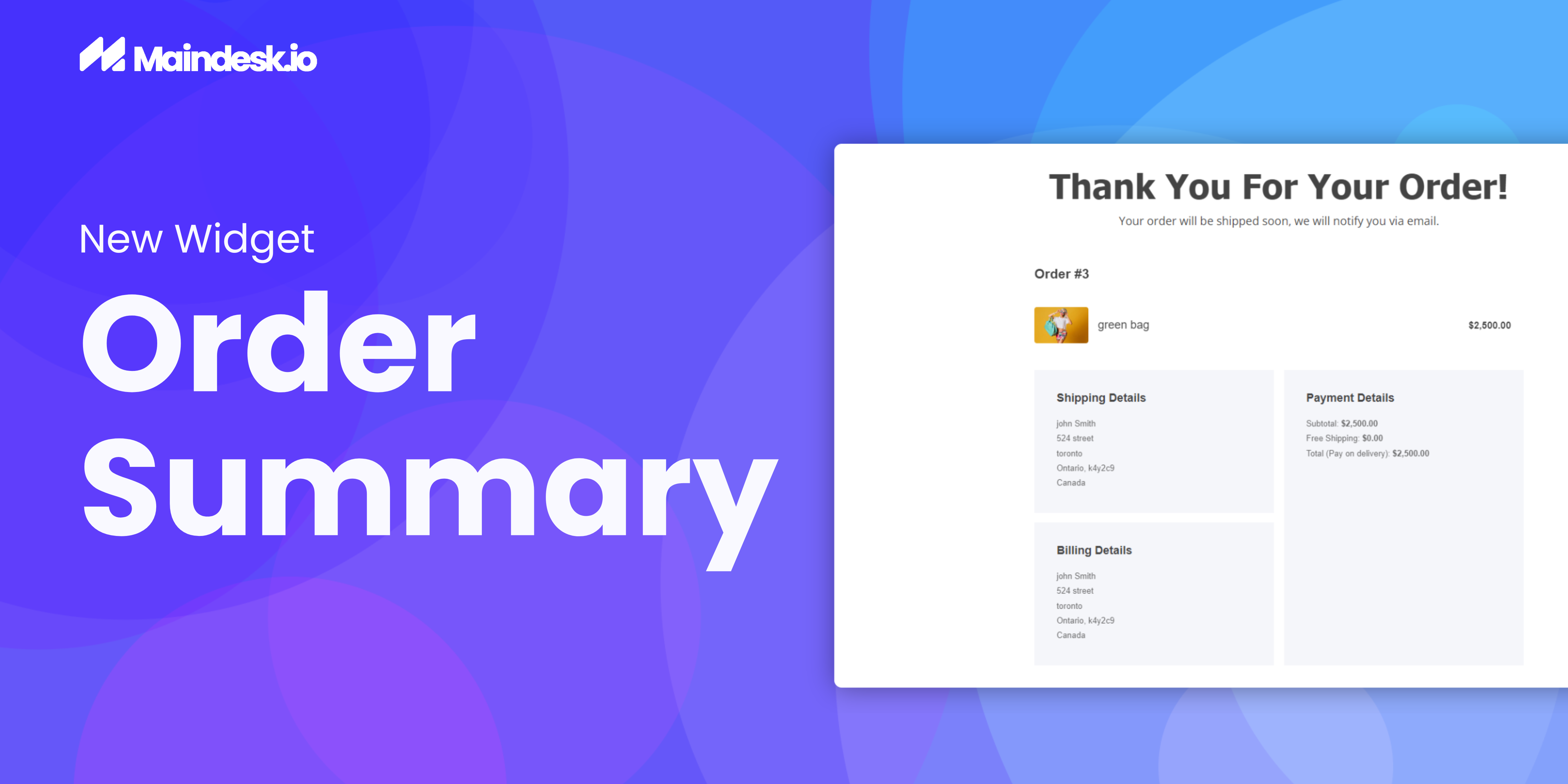 🚀 Updates - Maindesk