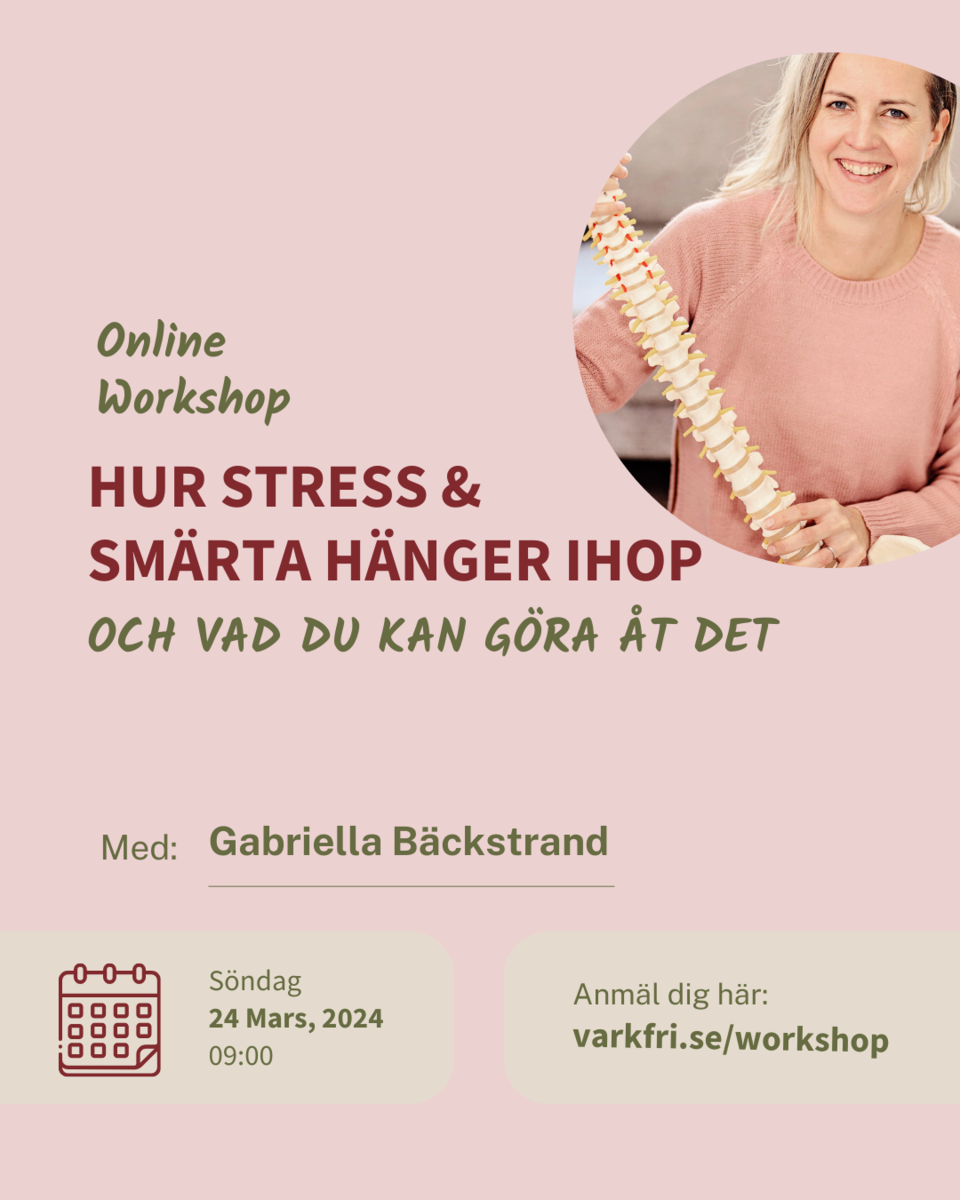 Hur stress & smärta hänger ihop