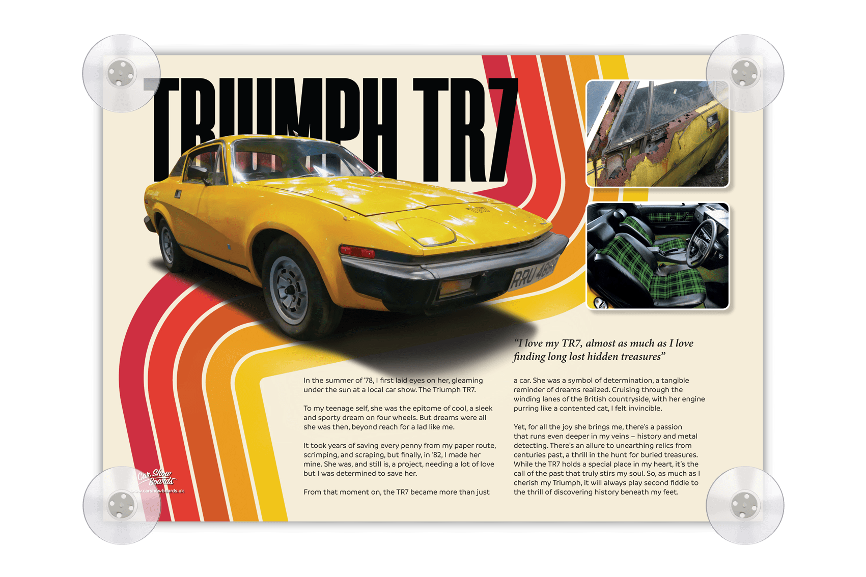 Window Car Show Boards