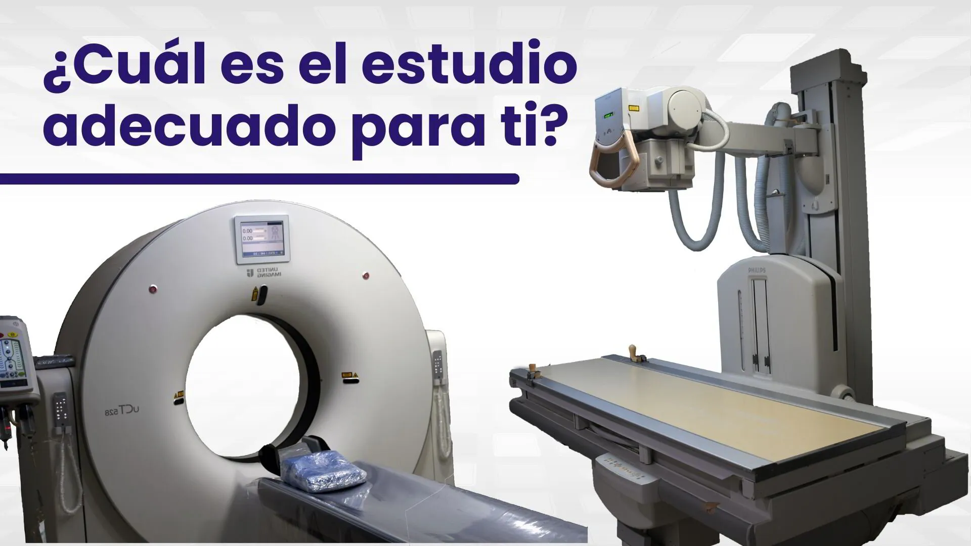 Rayos X, tomografía, resonancia: ¿Cuál es el estudio adecuado para ti?