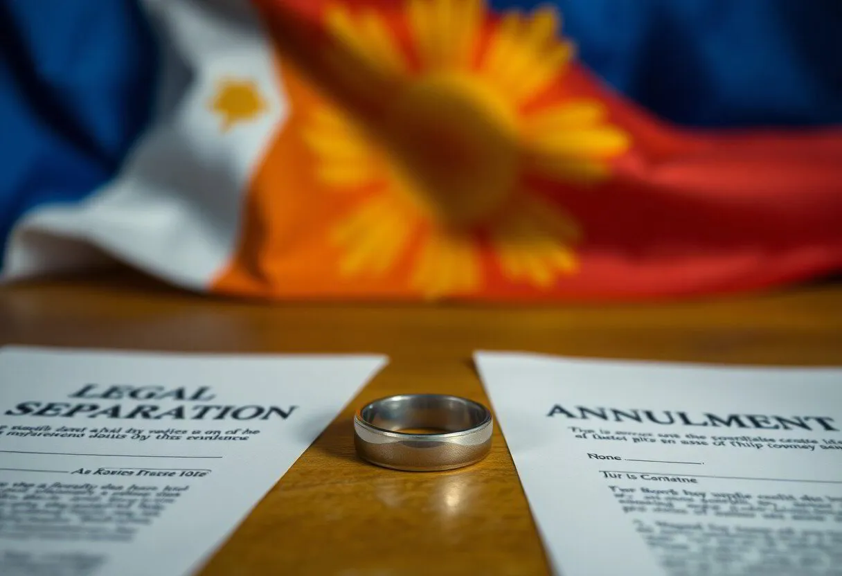 How Does Legal Separation Differ From Annulment In The Philippine Context?