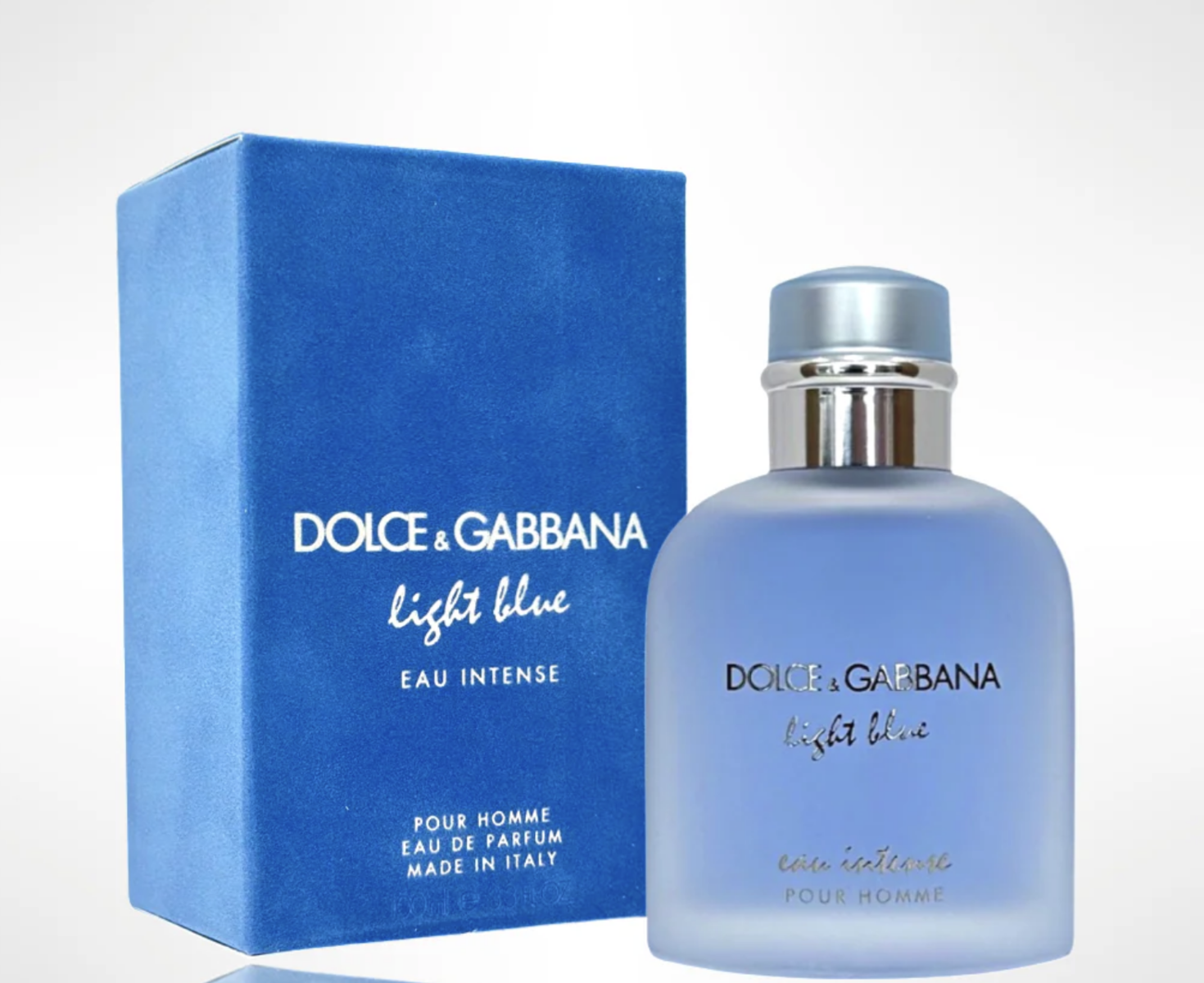 Dolce & Gabbana Light Blue Eau Intense Pour Homme – Eau de Parfum – 3.3 ...