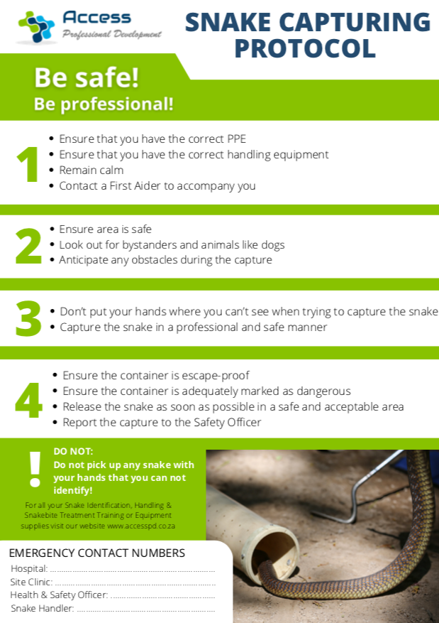 Snake Identification, Handling & Snakebite Treatment Training