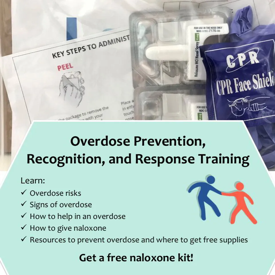Overdose Prevention, Recognition, and Response Training - Tues., Oct ... Overdose Prevention, Recognition, and Response Training - Tues., Oct ...