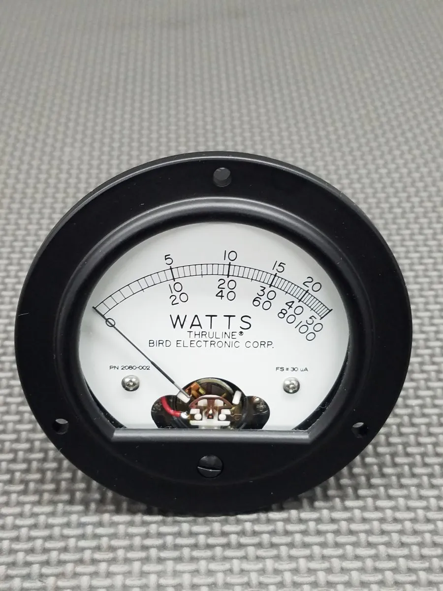 OEM Meter Replacement 30ua for the Bird 43 Wattmeter RPK2080-002