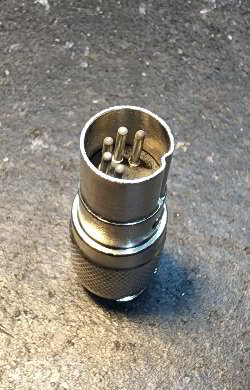 4 to 5 pin Realistic Din mic adapter