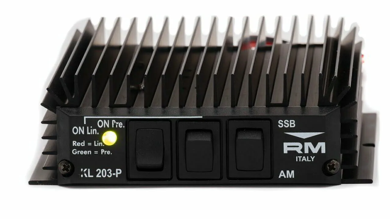 KL203P mobile amplifier by RM Italy