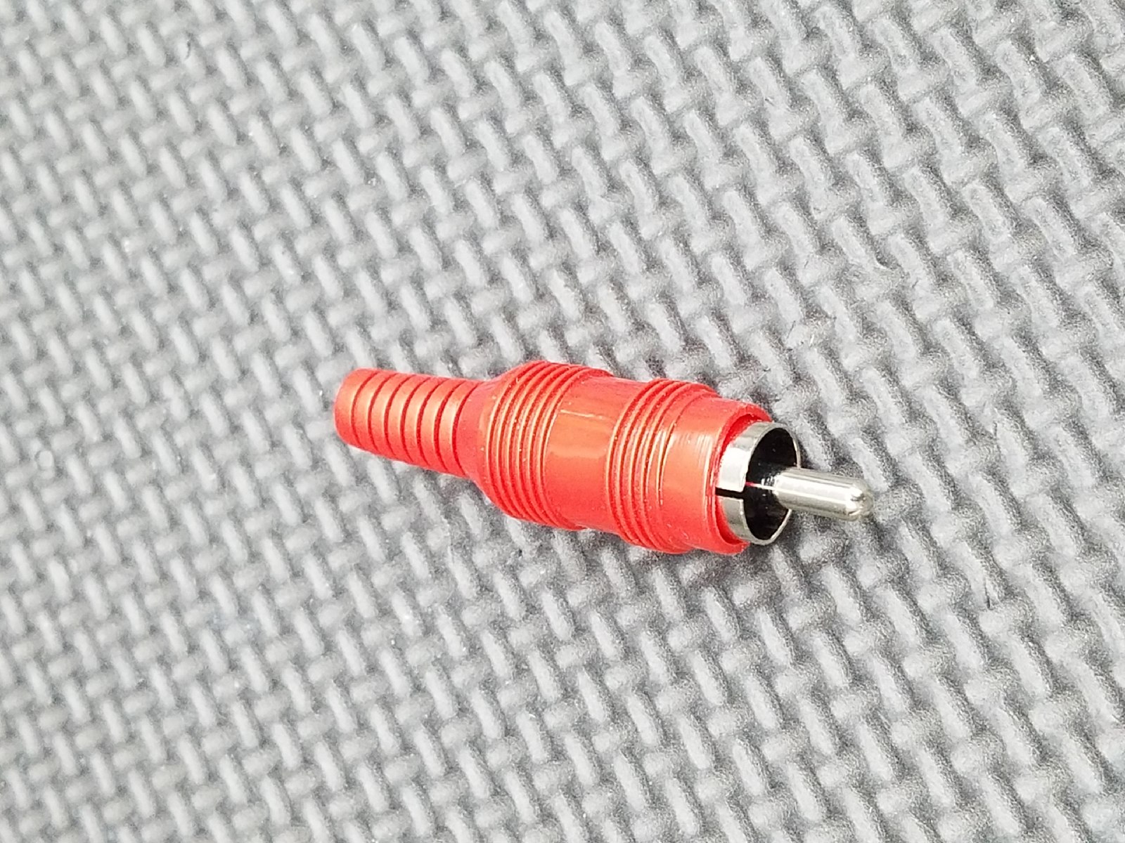 RCA plug male (red)