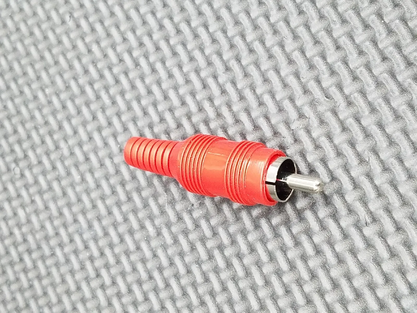 RCA plug male (red)