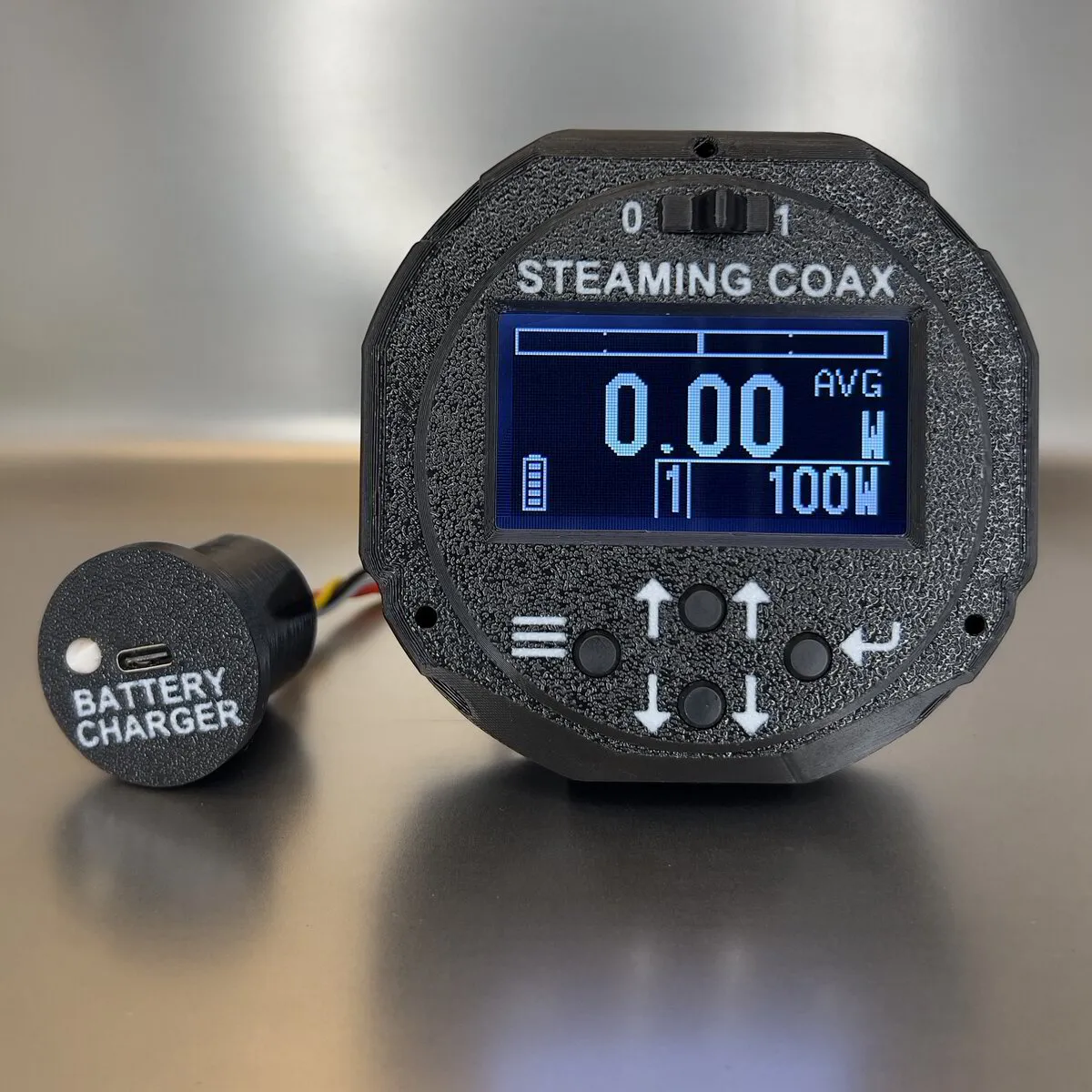 Steaming Coax Digital Bird Watt Meter w/ Lithium Battery