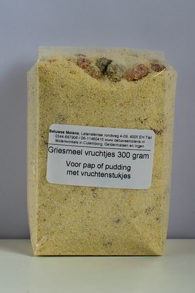 Griesmeel met vruchtjes 300 gram