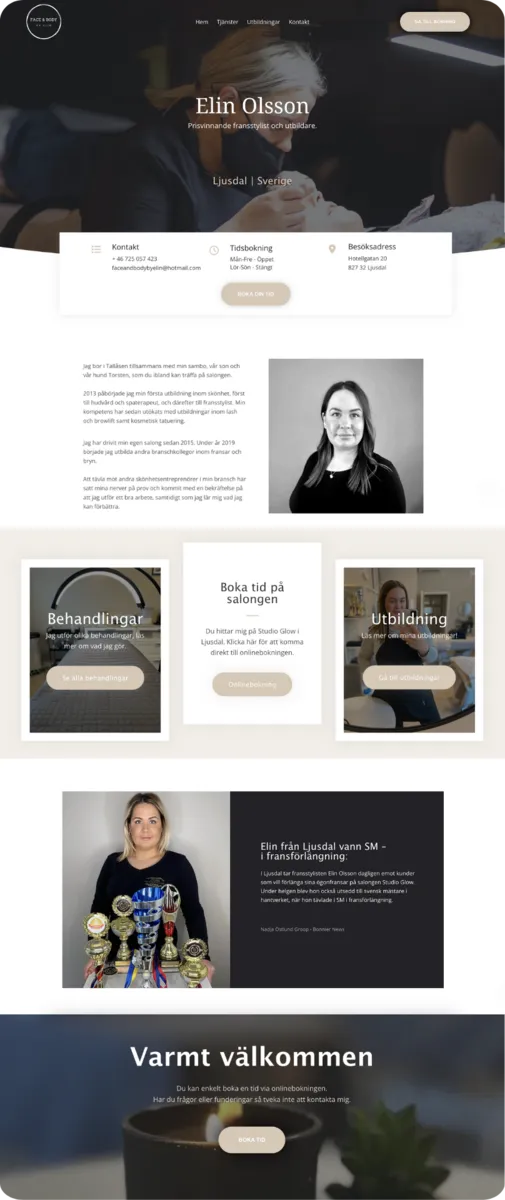 Webbskap - Skapa en professionell hemsida snabbt och enkelt