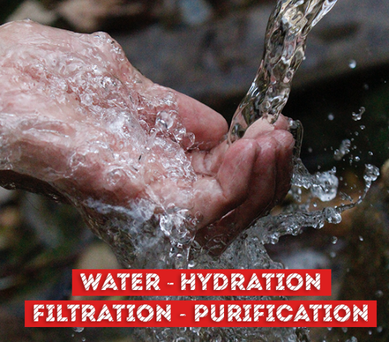 Water, Hydration, Filters, and Purification