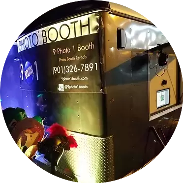 Outdoor Trailer Photo Booth Rental | Memphis TN | 9 Photo 1 Booth