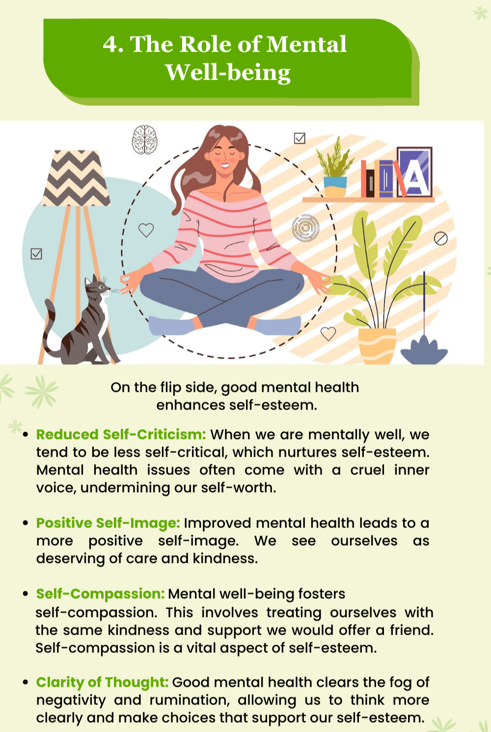 Infographic: The Connection Between Self-Esteem and Mental Well-being
