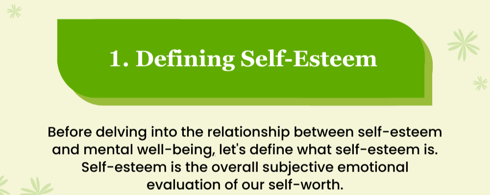 Infographic: The Connection Between Self-Esteem and Mental Well-being