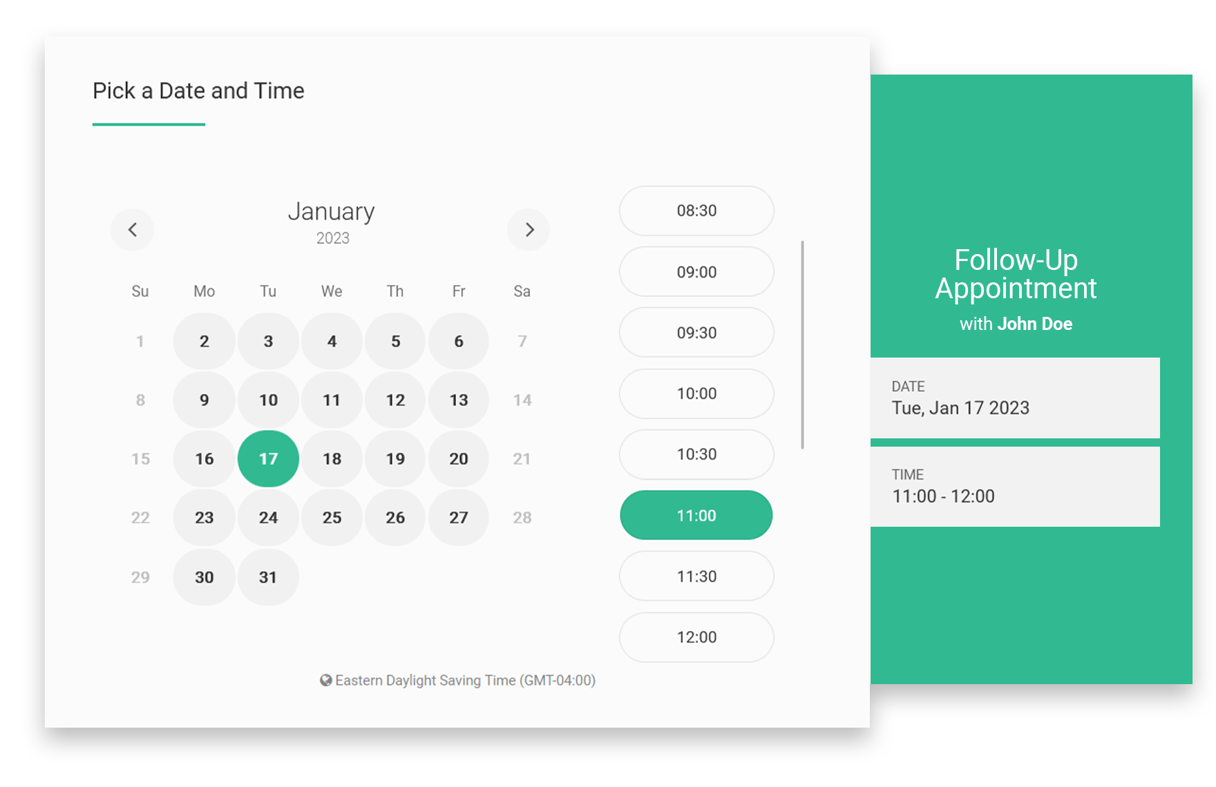 Health Practitioner Scheduling