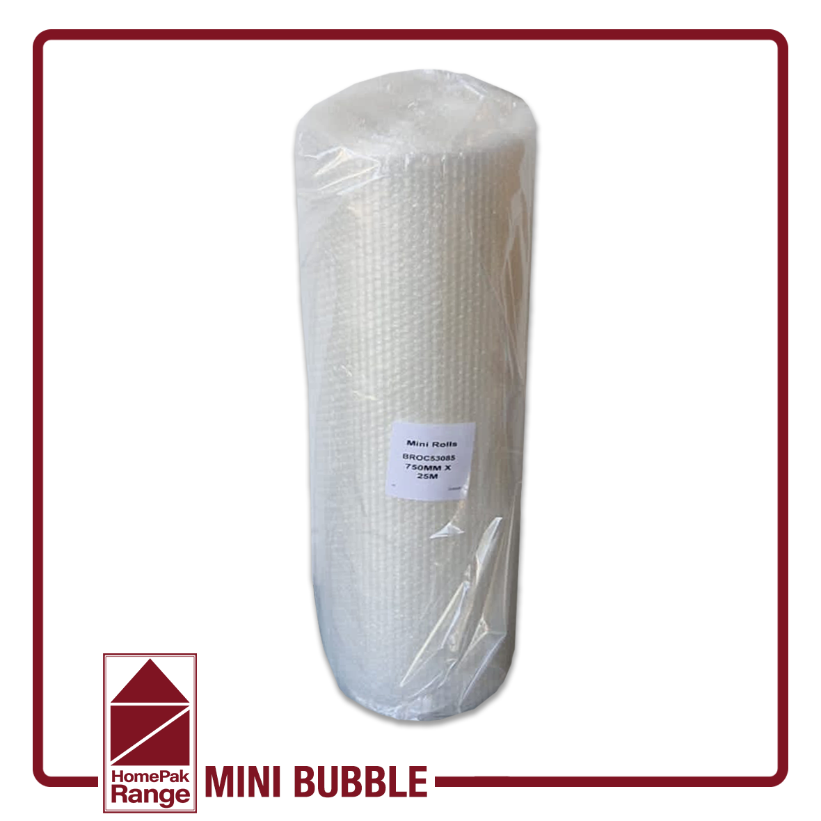 HomePak Mini Bubblewrap 750mm x 25m | Protective Packing Roll | Swift ...