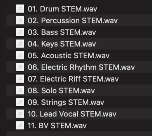 Files You Need From Every Recording Session