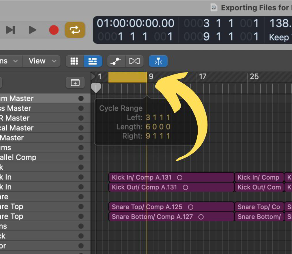 Logic Pro X: How To Export All Audio Files