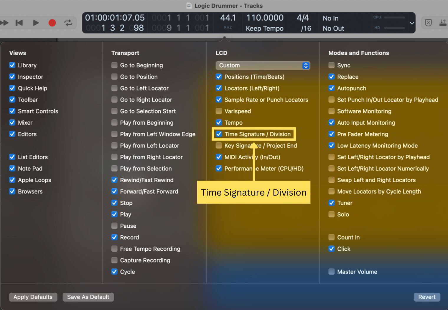Logic Drummer: Using Advanced Tool