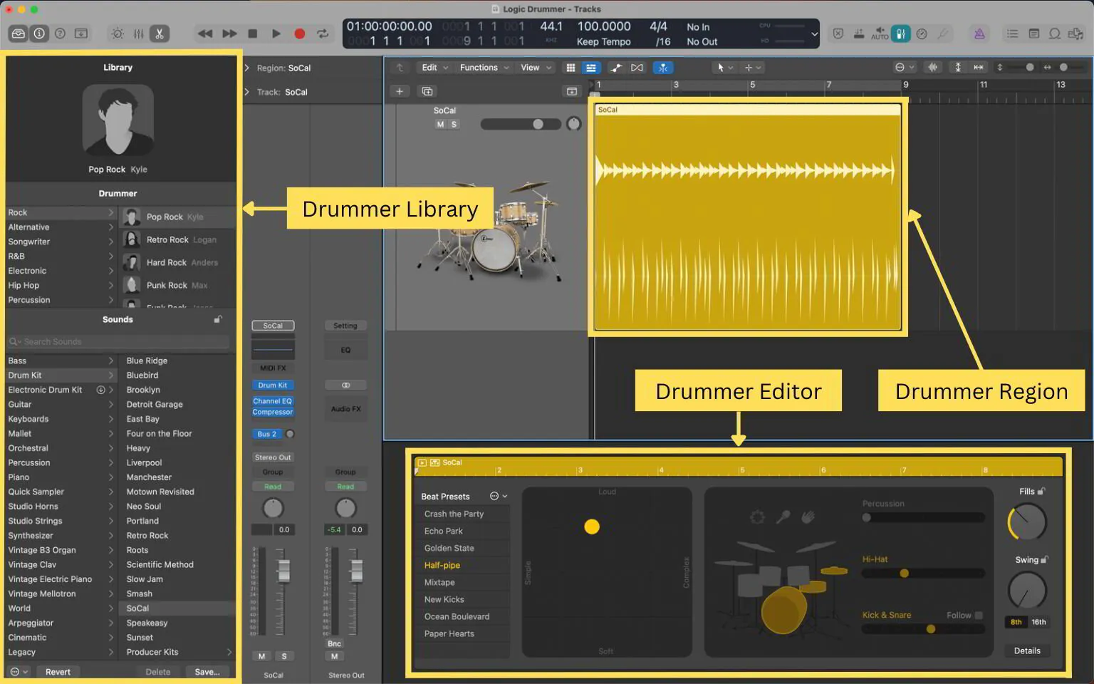 Logic Pro X How To Create A Drummer Track