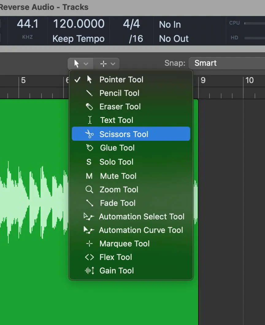 Logic Pro X: How To Reverse Audio