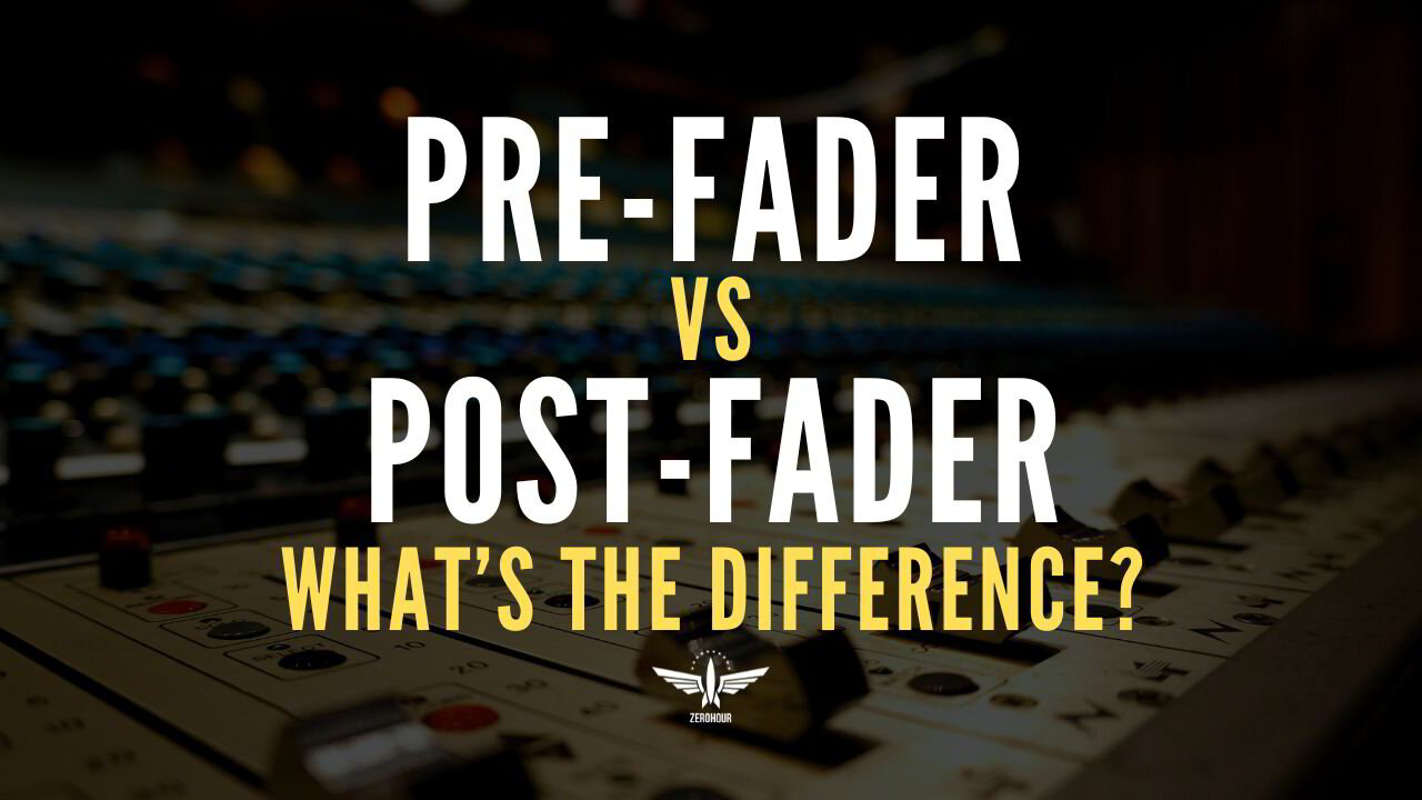 What’s The Difference Between Pre-Fader and Post-Fader? What’s The Difference Between Pre-Fader and Post-Fader?