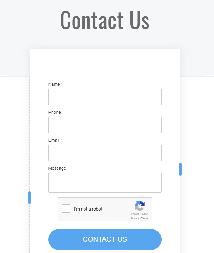 Feel free to Contact Us about website design and drag and drop website