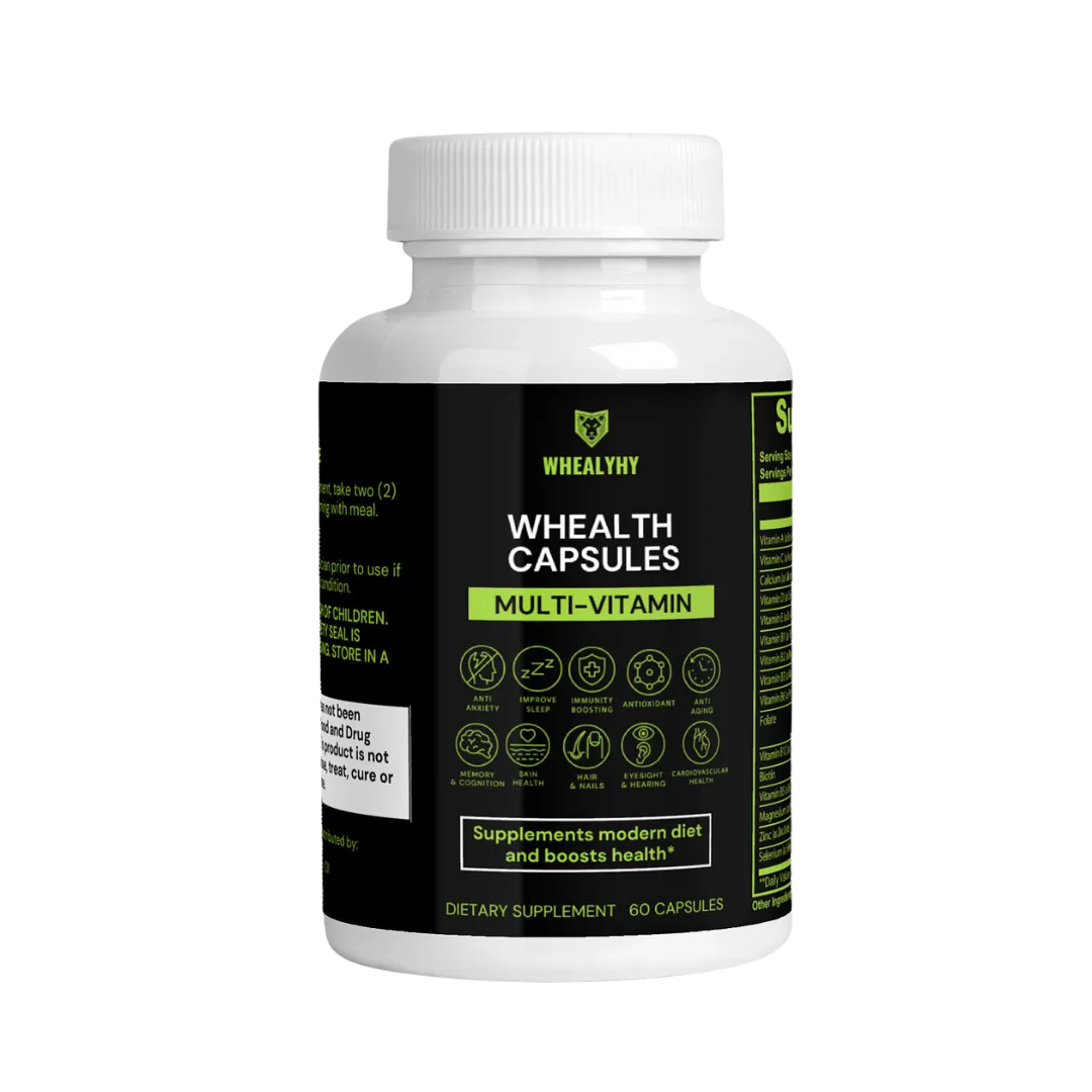WHEALTH Adult Multi-Vitamin Capsules | Daily Nutritional Support