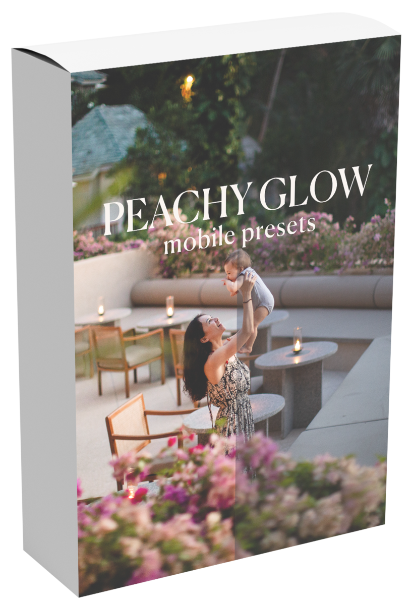 Peachy Glow Mobile Preset Collection