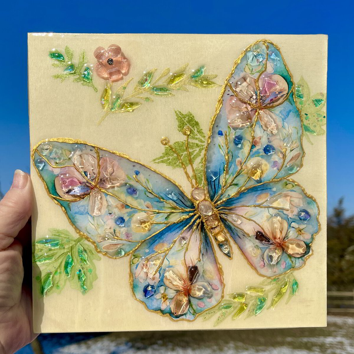 Handcrafted Acrylic Art by Laurie Olsson - Free Shipping