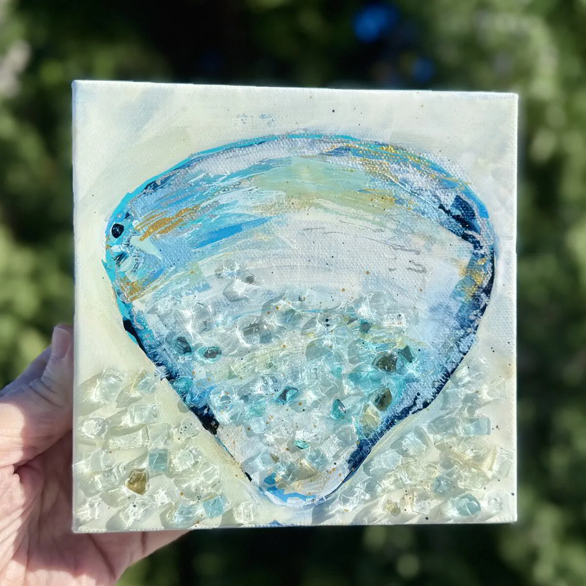 Get Your 6x6 Seashell Art by Agnes Friedlander Now - Enjoy Free Shipping!