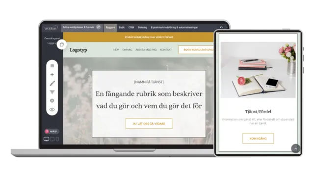 Skapa din egen klientvinnande hemsida | Kurs | Webbas Studio