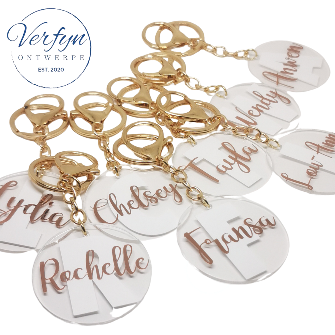 Personalized Keyring (Perspex)
