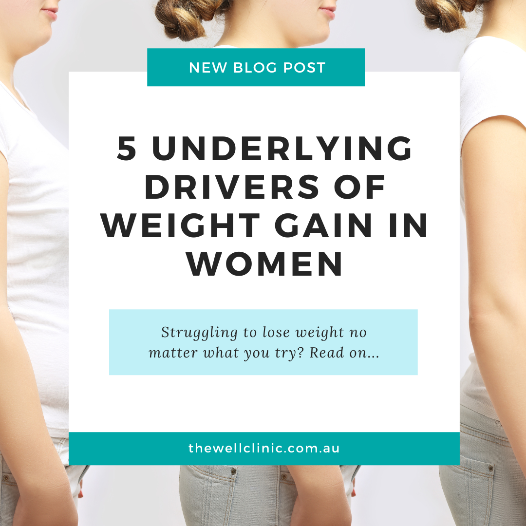 5 Underlying Drivers of Weight Gain in Women!