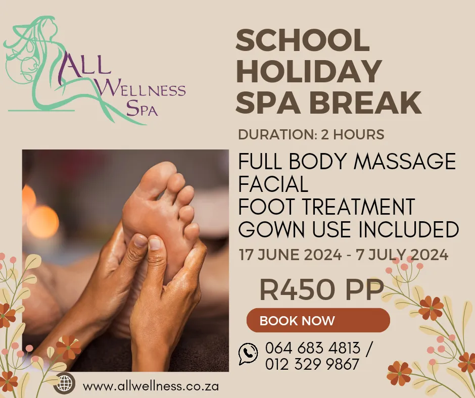 All Wellness Spa | Monthly Day Spa Specials in Pretoria