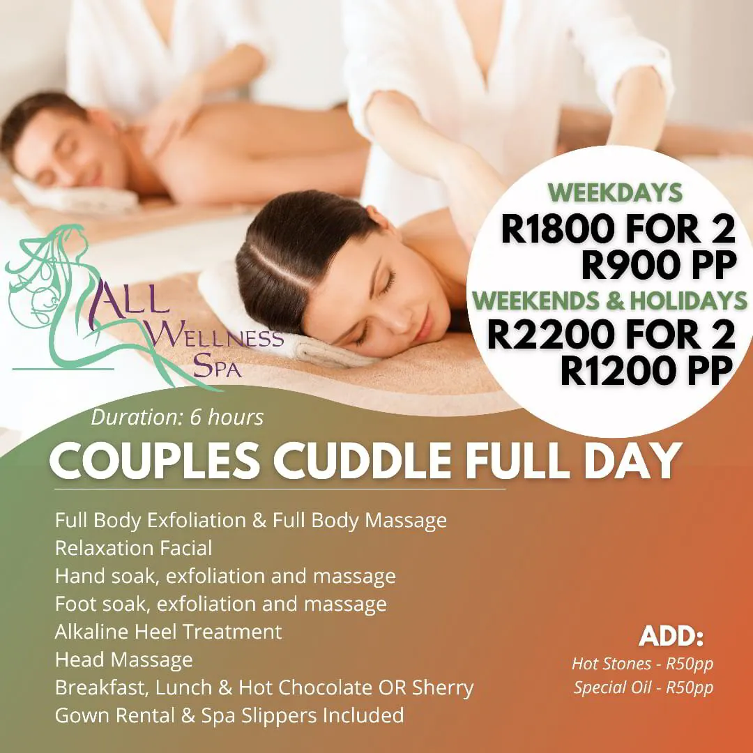 All Wellness Spa | Monthly Day Spa Specials in Pretoria