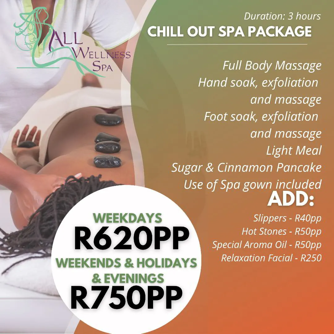 All Wellness Spa | Monthly Day Spa Specials in Pretoria