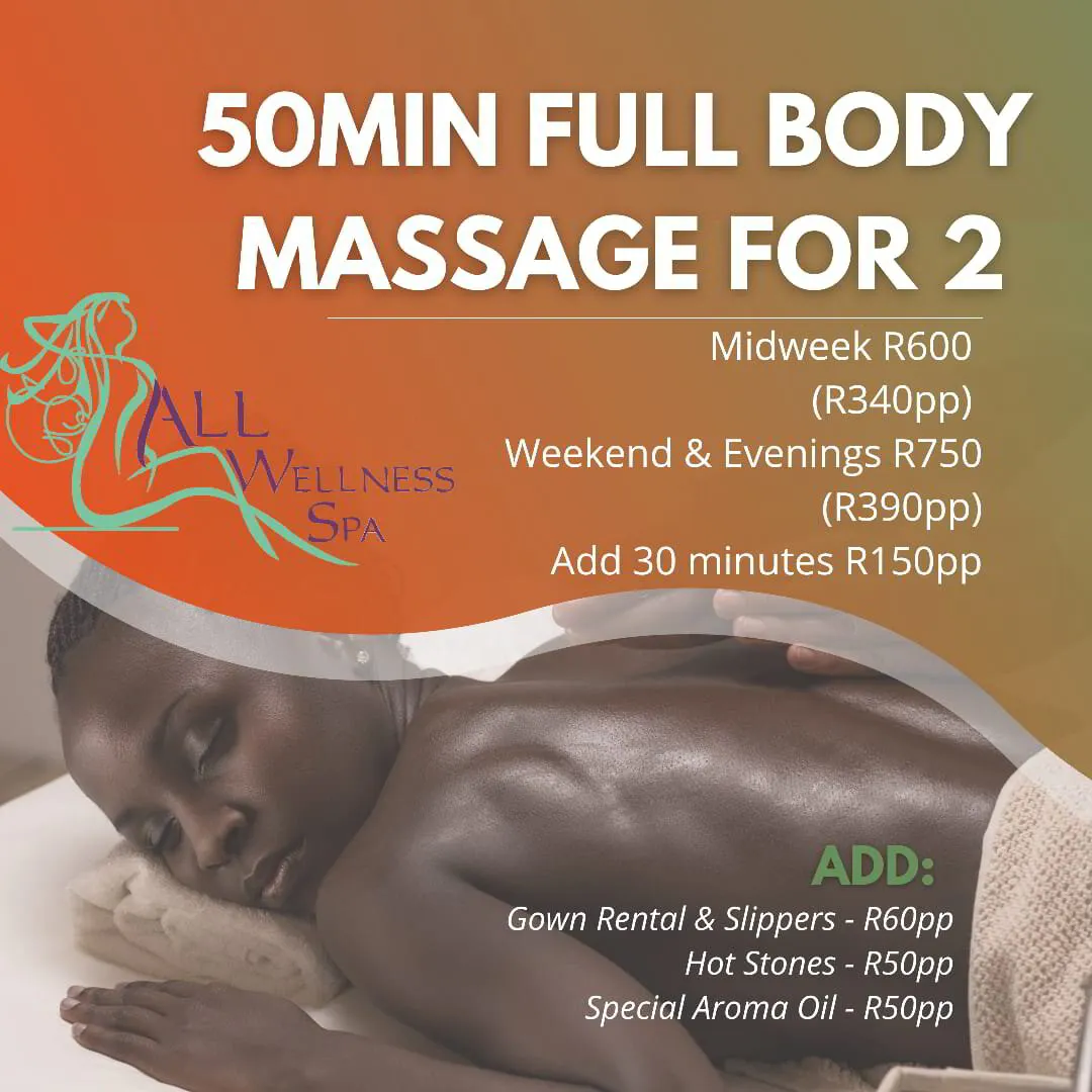 All Wellness Spa | Monthly Day Spa Specials in Pretoria