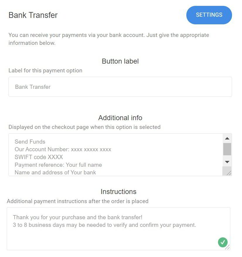 How bank transfer method works - Optiin store