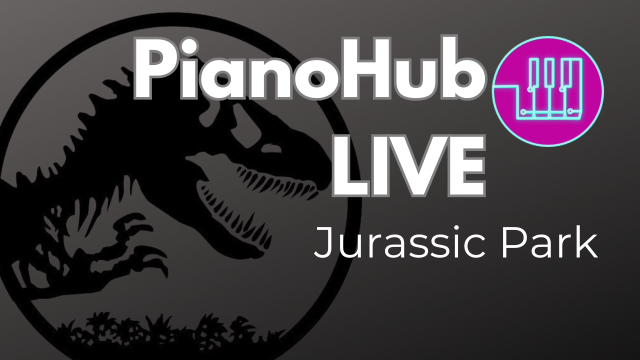 Free Piano Worksheet – Jurassic Park Theme by John Williams | PianoHub LIVE