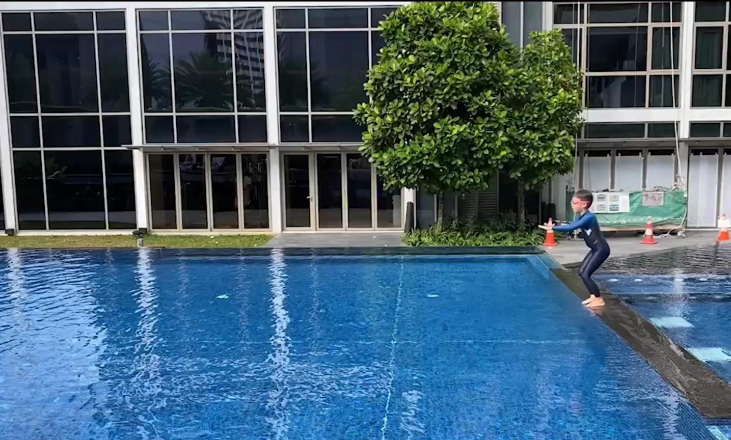 5yo Kid Zenith Learn to Swim Front Crawl Stroke