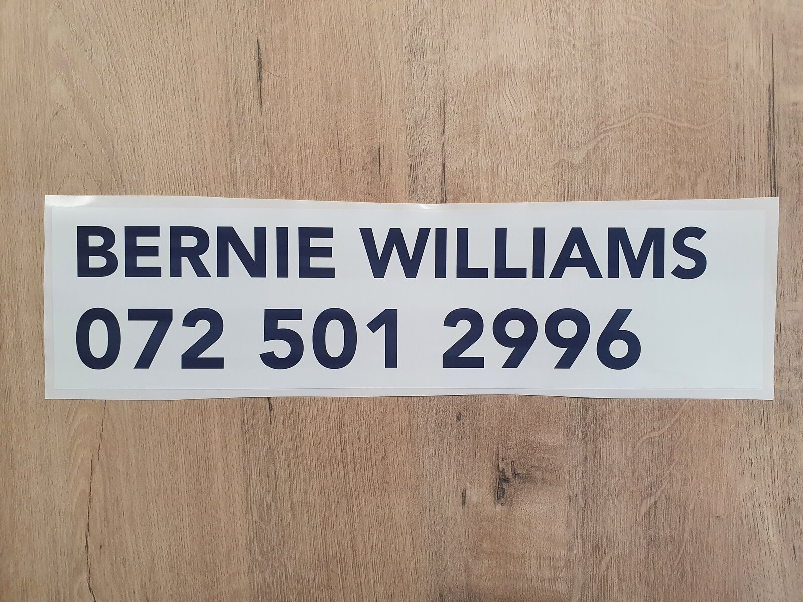 Batch of 20 Agent Name Sticker (For Boards)