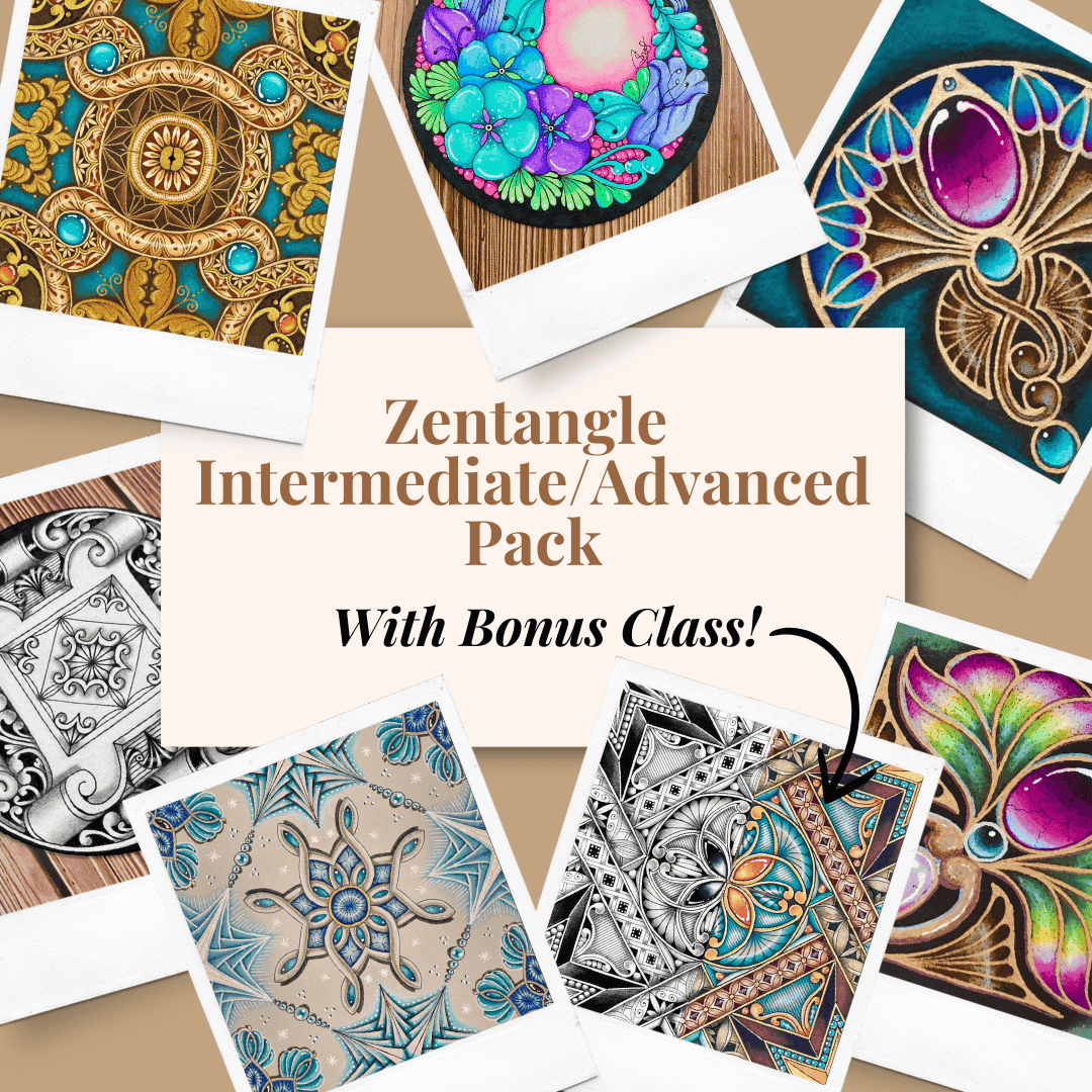Zentangle Advanced Pack Sales page
