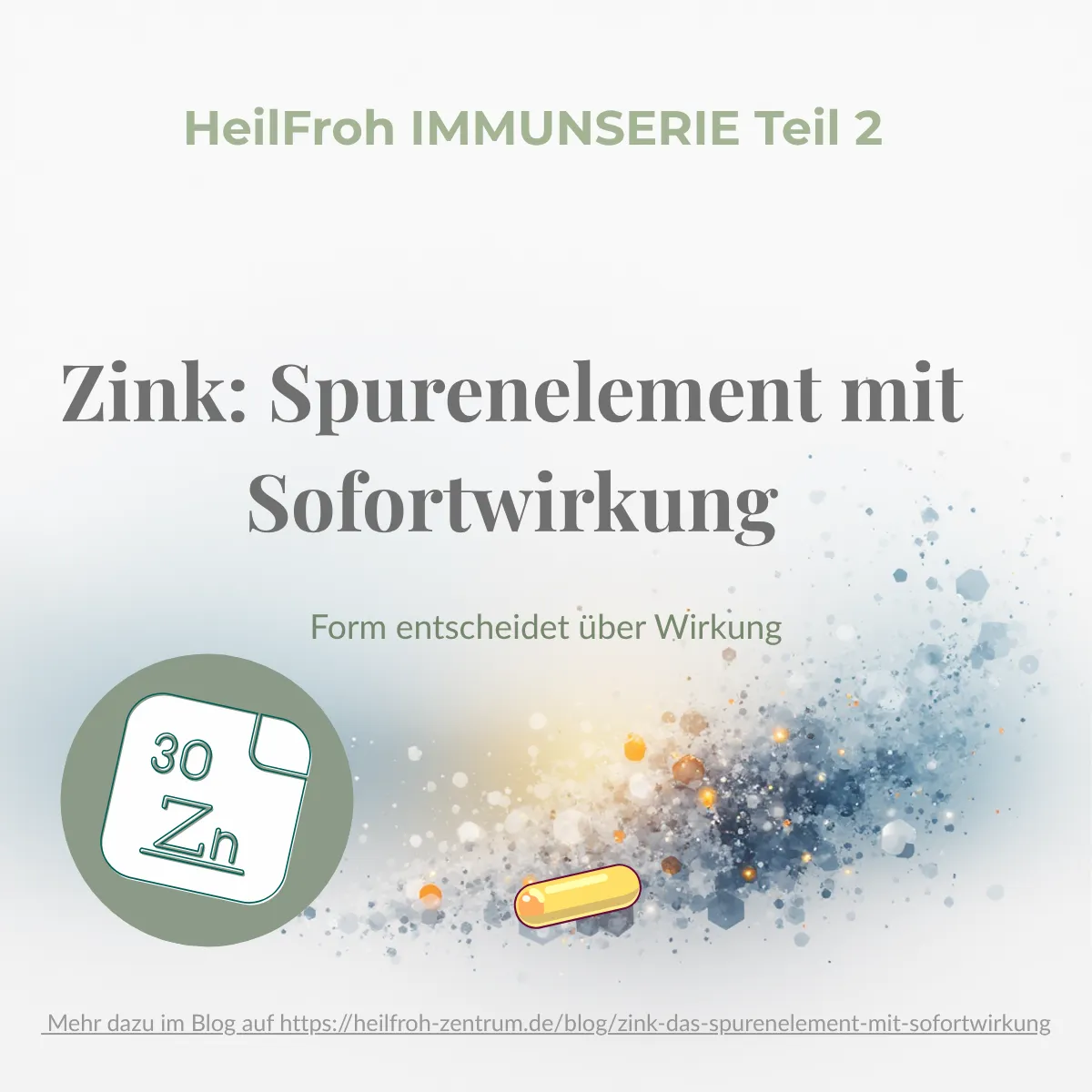 Zink richtig anwenden - Formen, Wirkung & Praxistipps