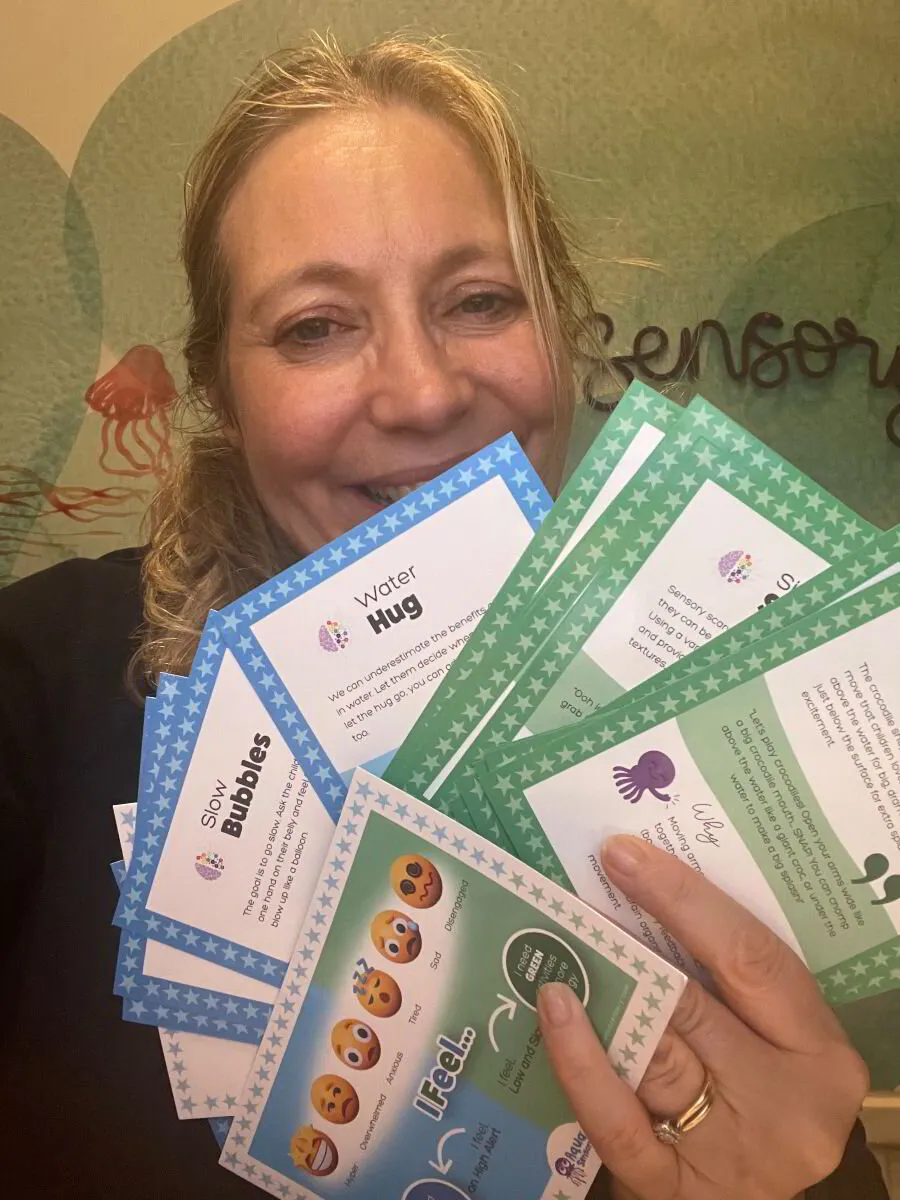 Sensory Swim Cards